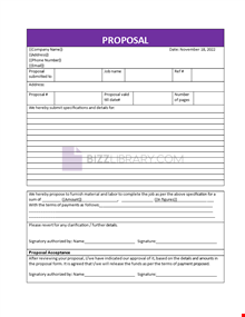 Proposal Template