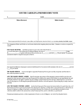 Create A Legally Binding Promissory Note With Our Template Get Fair 